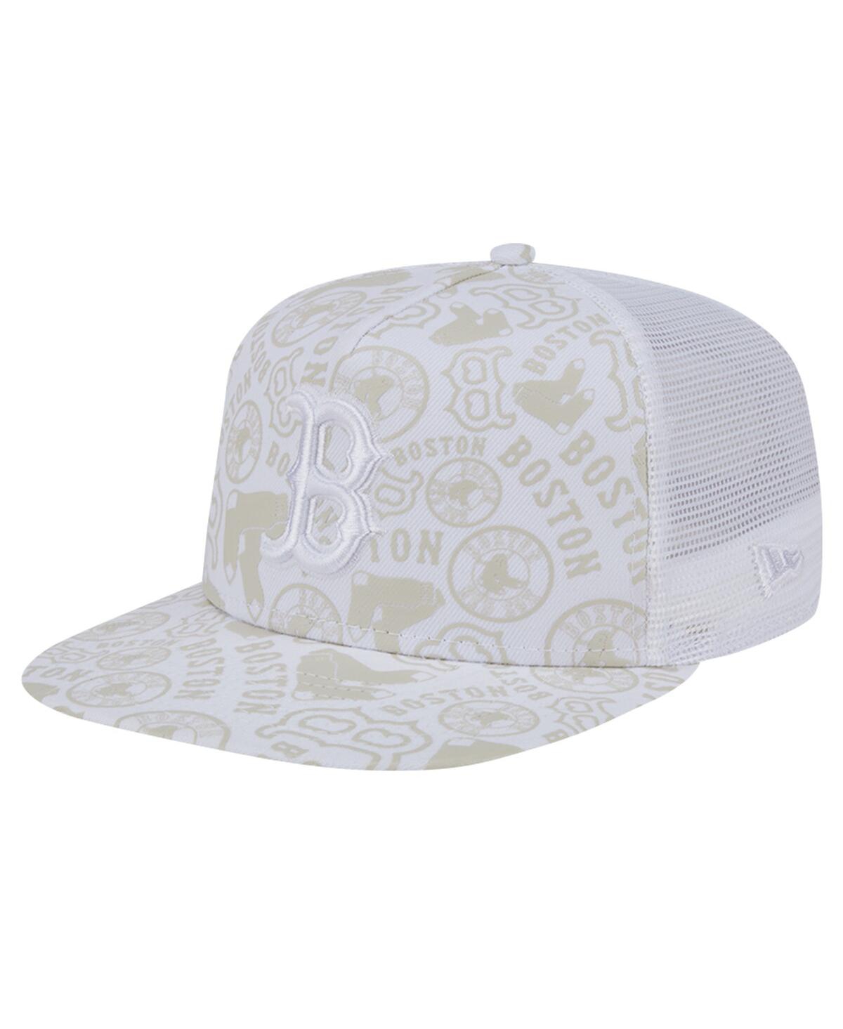 Click here for New Era Mens White Boston Red Sox Logo Dunes A-Fra... prices