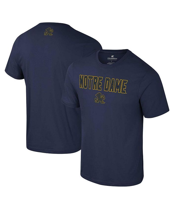 Colosseum Men's Navy Notre Dame Fighting Irish Color Pop Active Blend T ...