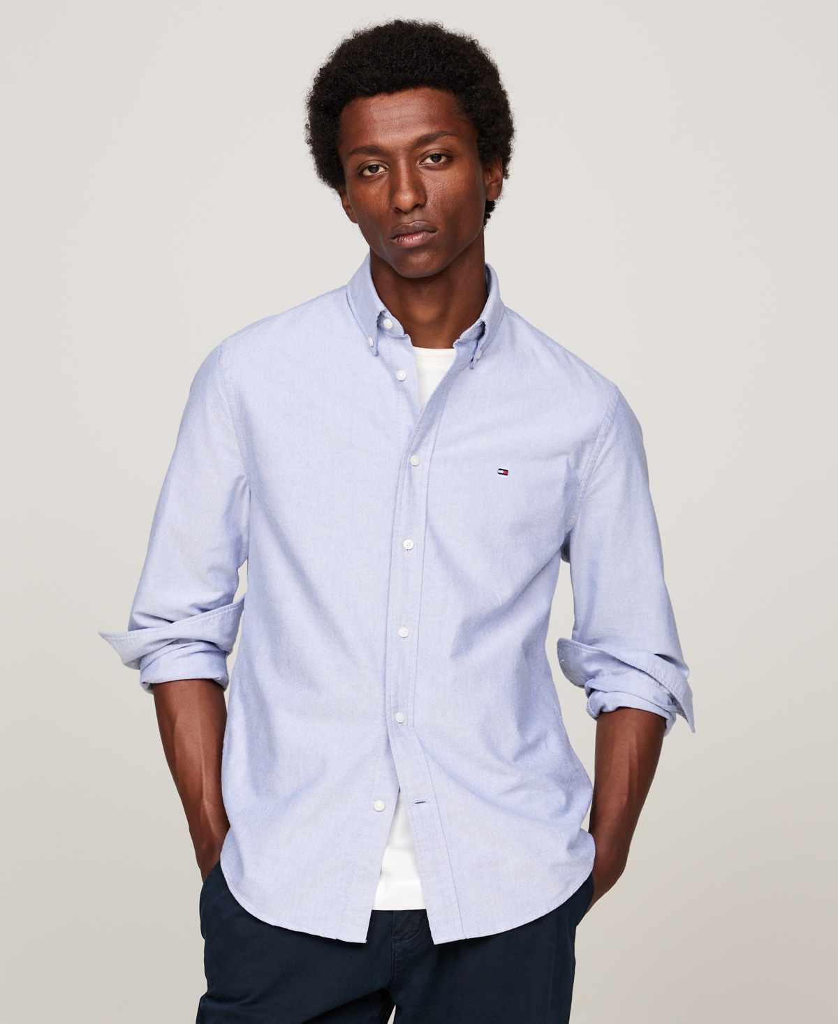 Click here for Tommy Hilfiger Mens Regular-Fit Heritage Oxford Sh... prices