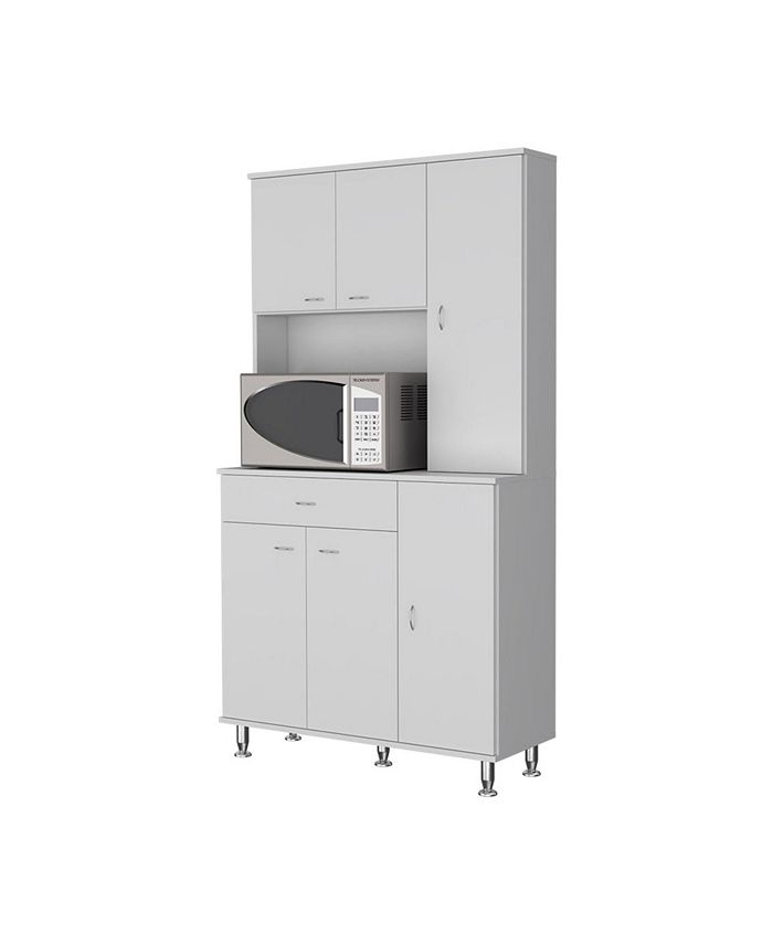 FM FURNITURE Venice Pantry Cabinet - Macy's