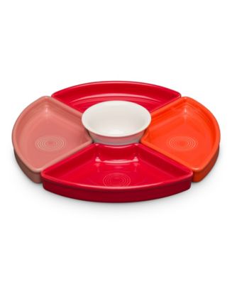 Fiesta Sunset Horizon Mixed Colors 5-Piece Entertaining Set - Macy's