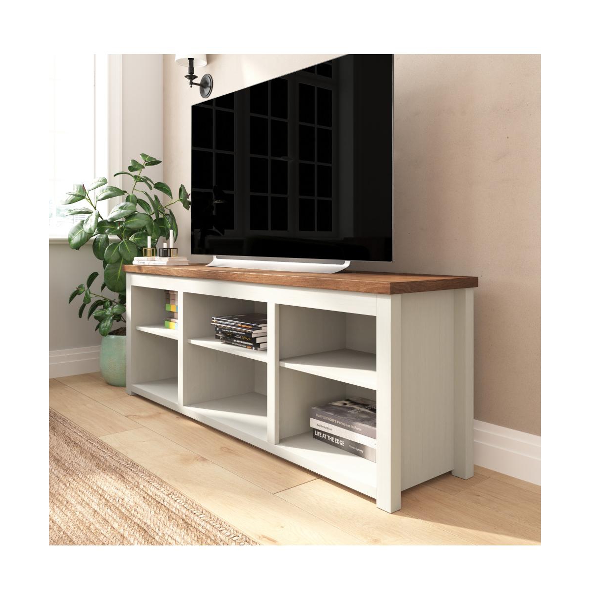 Click here for Merrick Lane Fincastle 6 Cubby 65 Tv Stand For Up... prices