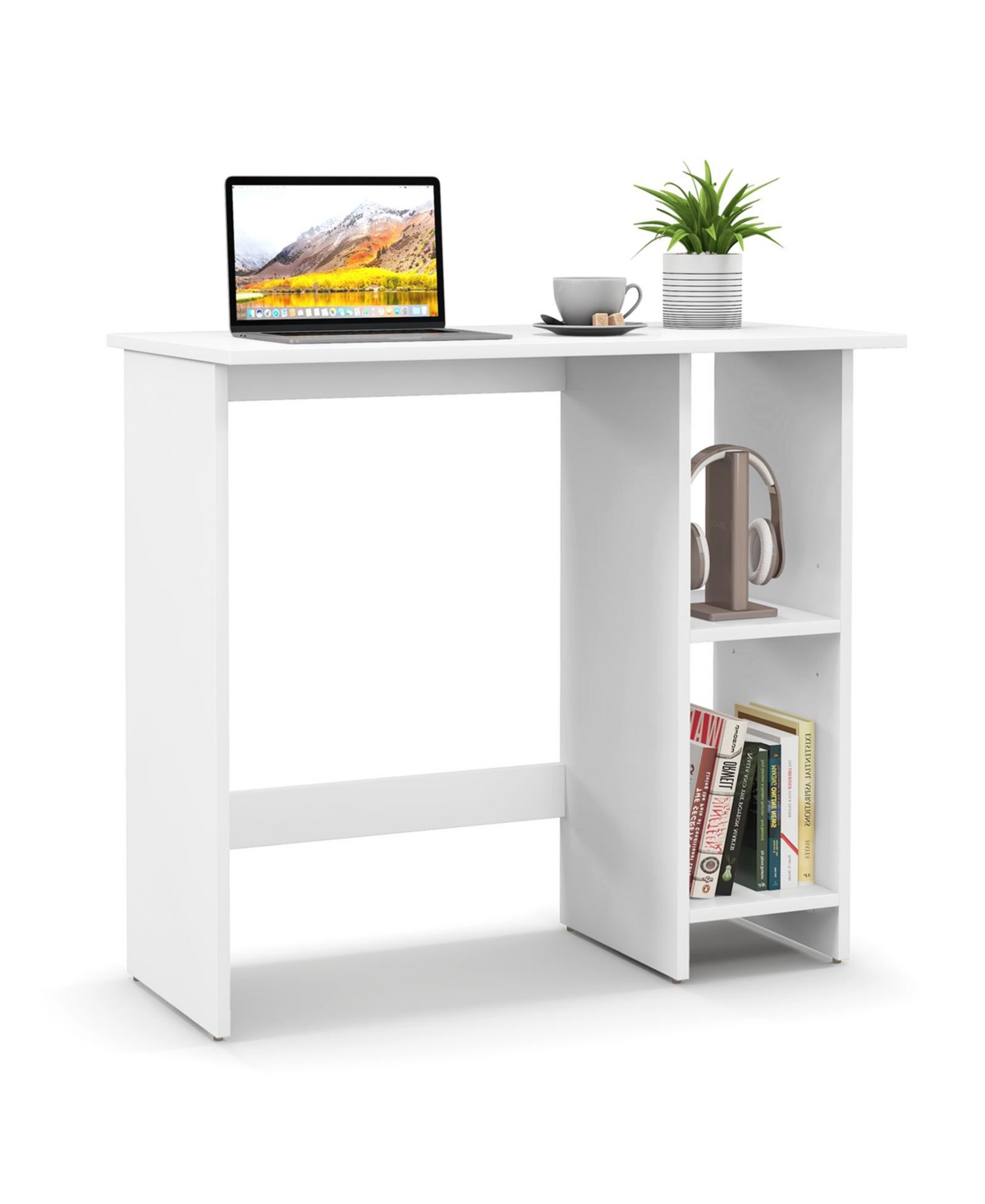 Click here for Skonyon Small Computer Desk with Storage and Adjus... prices