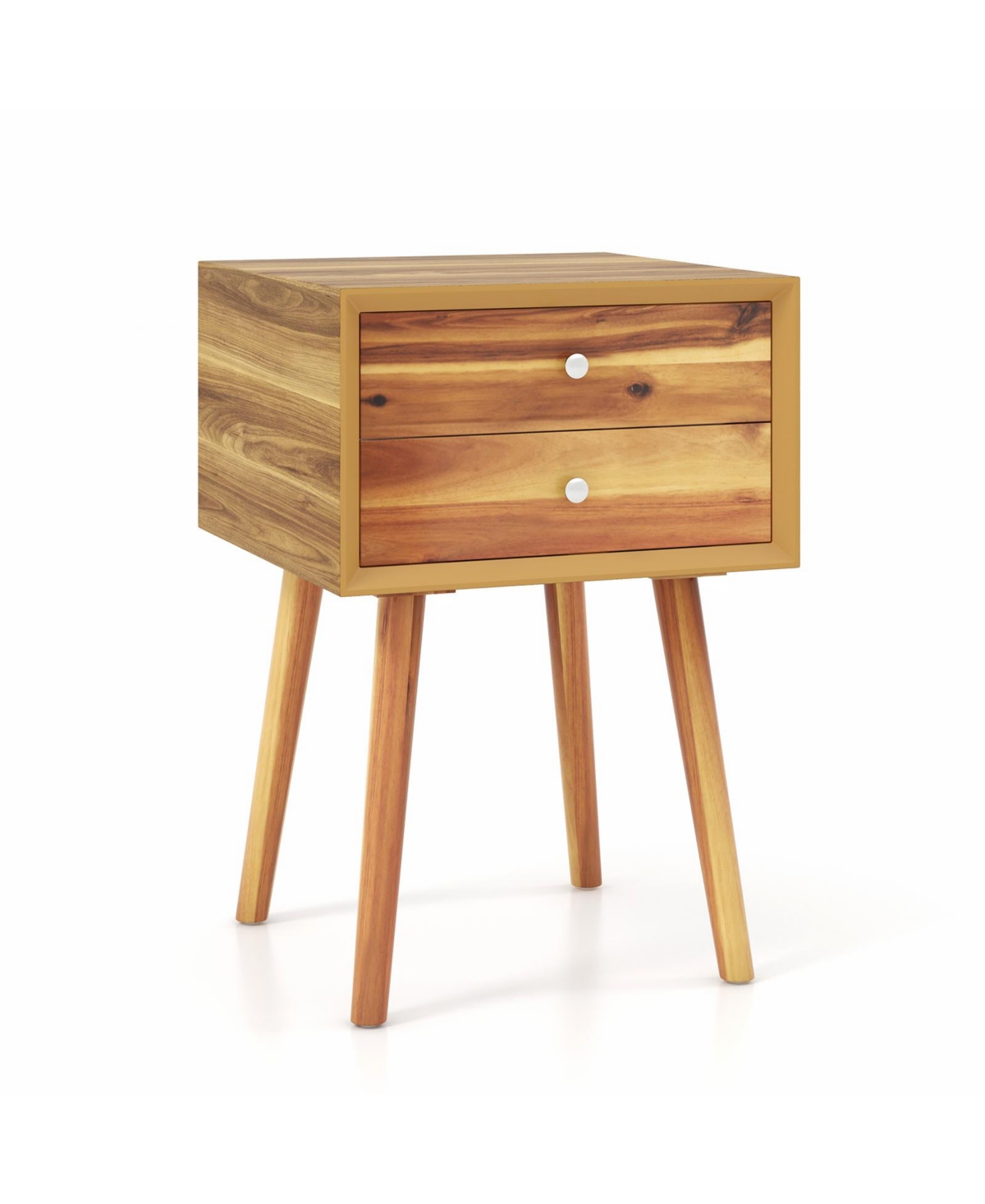 Click here for Sugift Mid-Century Wooden Multipurpose End Table w... prices