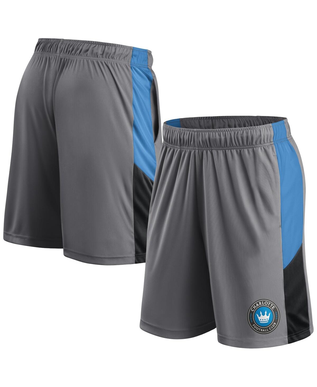 Click here for Fanatics Mens Gray Charlotte Fc Team Shorts - Gray prices