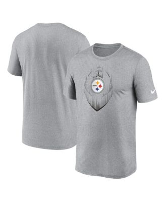 Nike Men's Heather Gray Pittsburgh Steelers Primetime Legend Icon ...