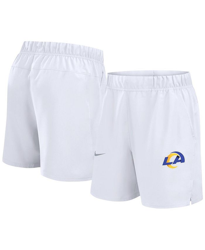 Nike Men's White Los Angeles Rams Blitz Victory Performance Shorts - Macy's