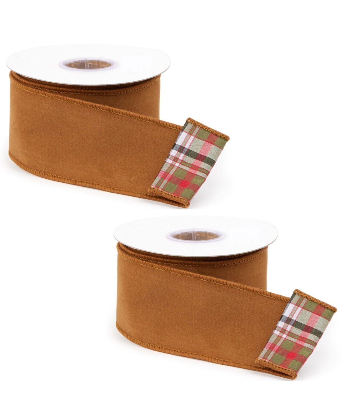 Click here for Slickblue Set of 2 Wired Polyester Ribbons –... prices
