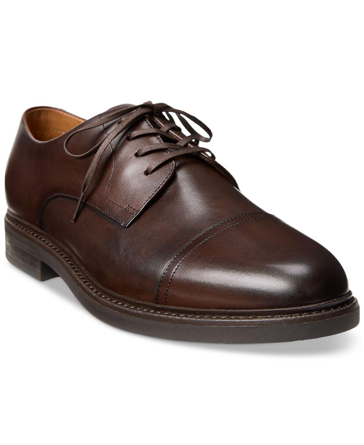Click here for Polo Ralph Lauren Mens Asher Leather Cap-Toe Dress... prices
