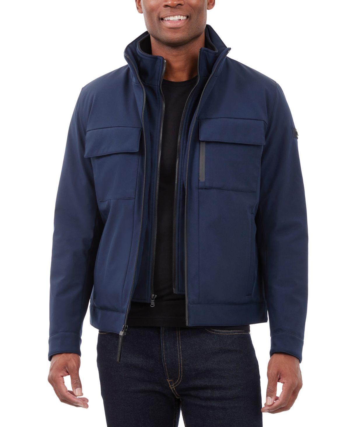 Click here for Michael Kors Mens Dressy Pocket Jacket - Midnight... prices