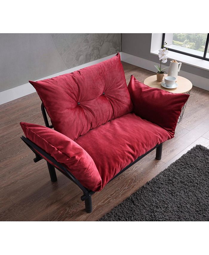 Simplie Fun Sona Futon Loveseat - Macy's