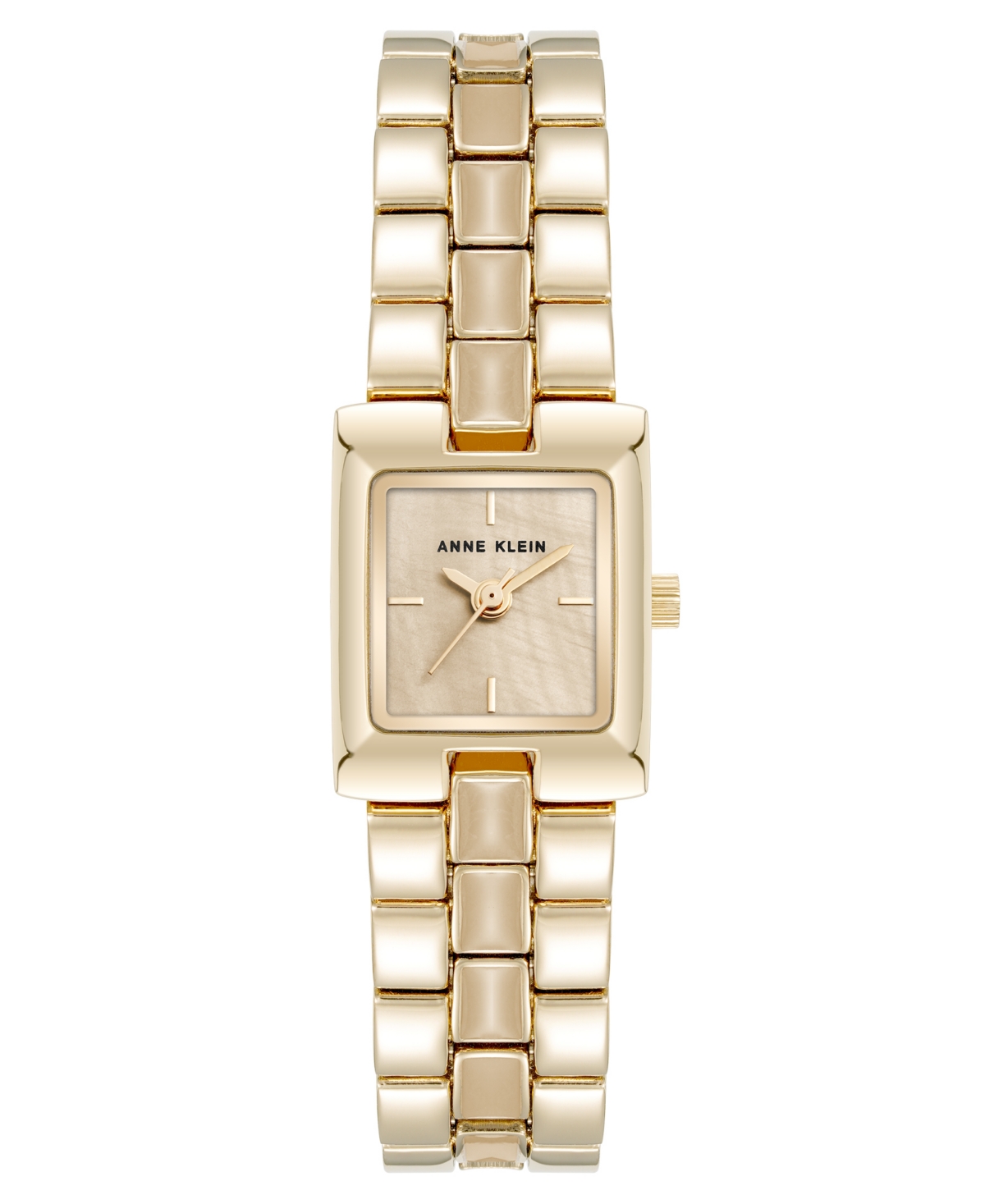 Click here for Anne Klein Womens Quartz Petite Tan Enamel Center... prices