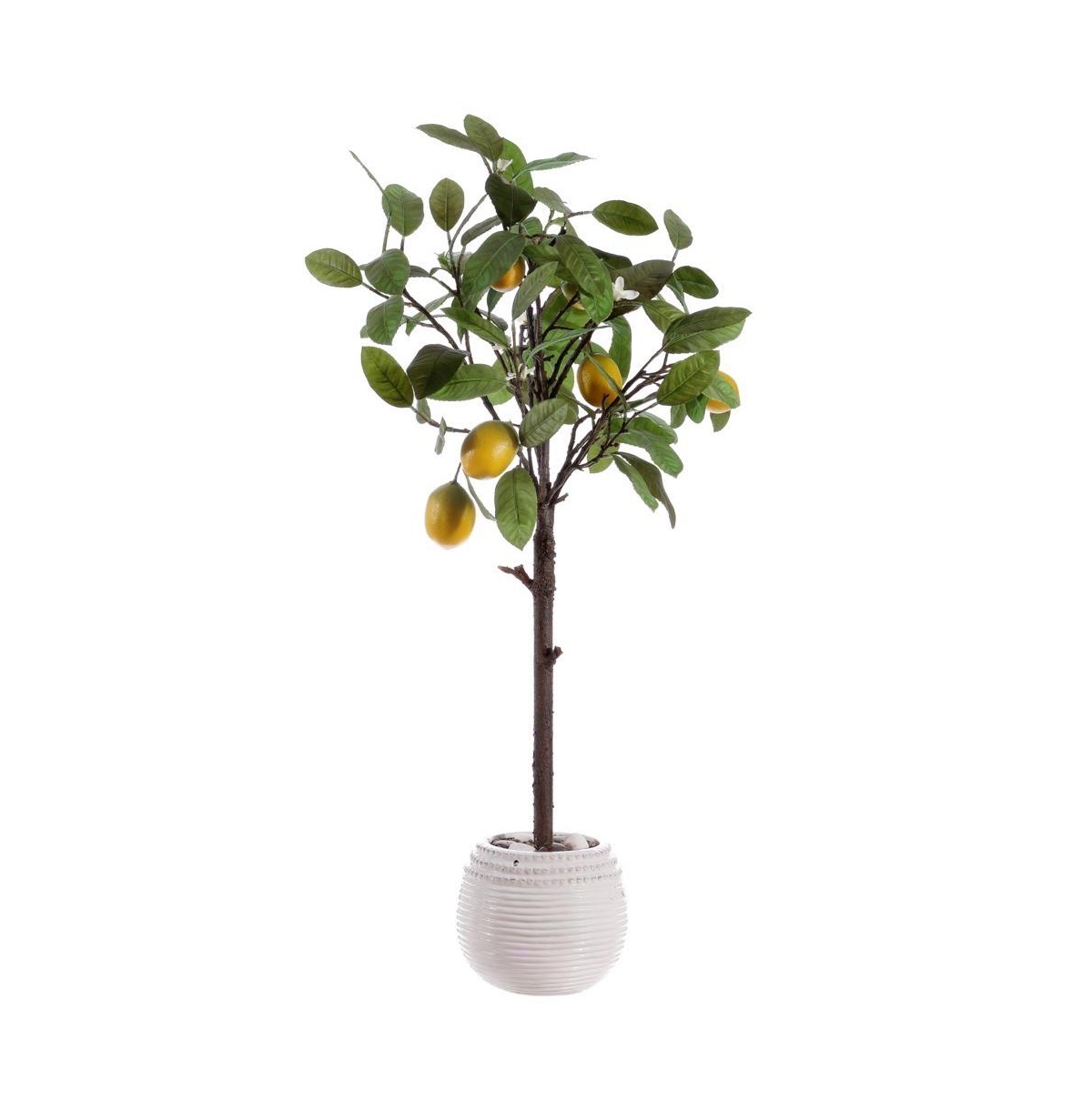 Click here for Faux Lemon Potted Tree - Green prices