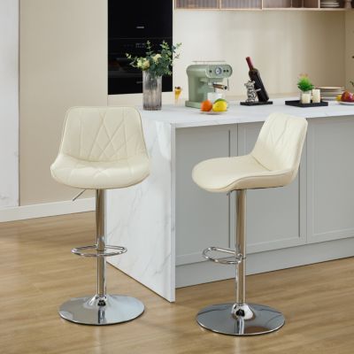 Simplie Fun Streamdale Furniture Ergonomic Waist Support Counter Height Bar Stools Set of 2 Macy s