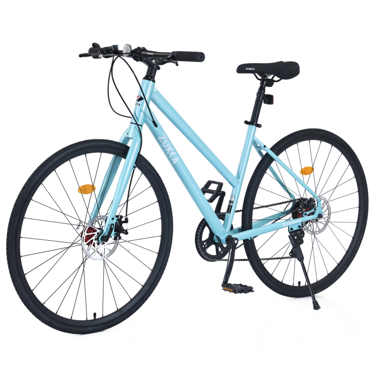 Click here for Streamdale Furniture 7 Speed Hybrid bike Disc Brak... prices