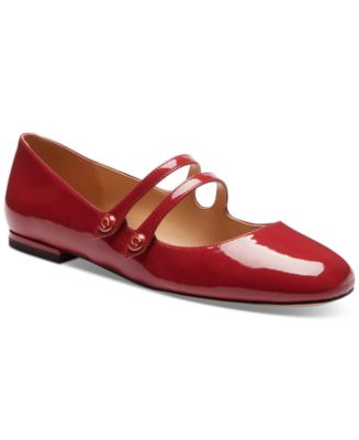 COACH Women's Winley Double Buckle Mary Jane Ballet Flats - Macy's