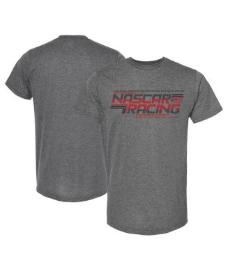 NASCAR Classics Men's Heather Charcoal Racing Text T-Shirt - Macy's