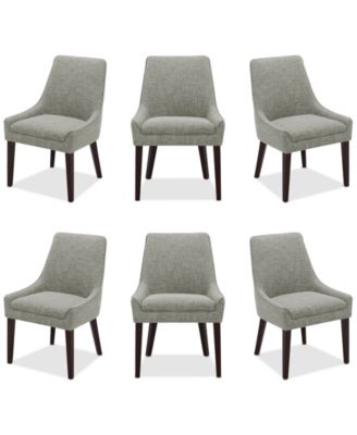 Everly II 6 Pc. Dining Chair Set Created for Macy s