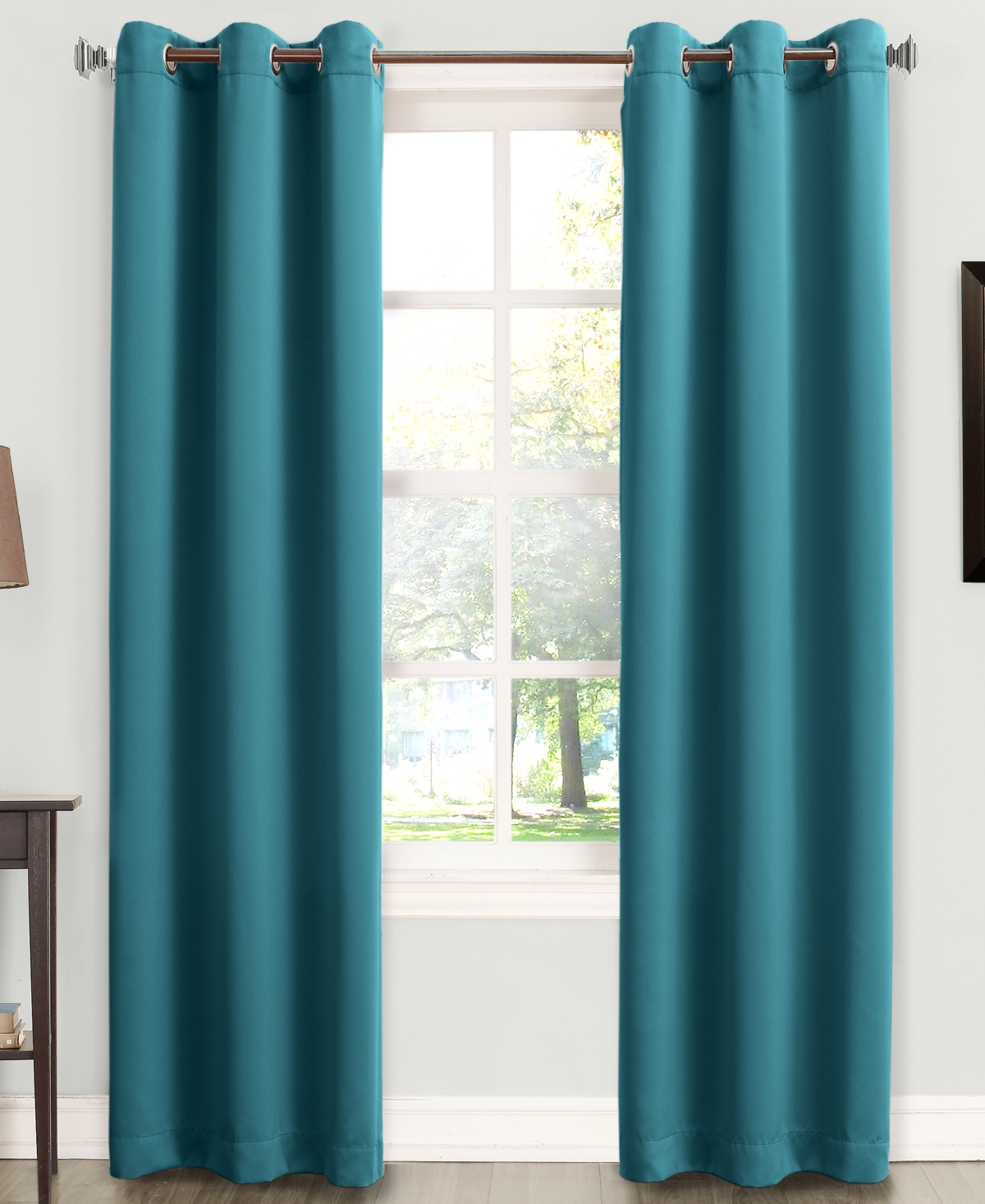 Click here for Tabbey Room Darkening Grommet Curtain Panel - Mine... prices