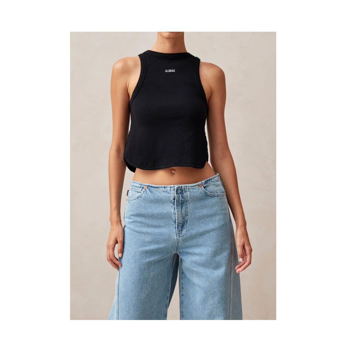 Click here for Alohas Womens Dina Tank - Black prices