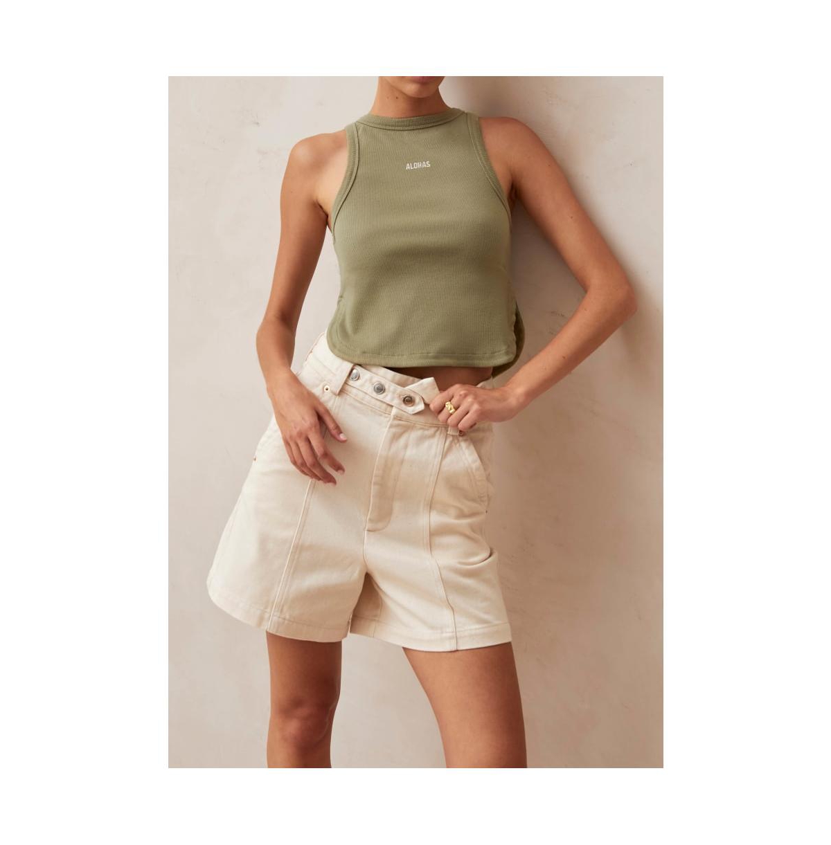 Click here for Alohas Womens Dina Tank - Khaki prices