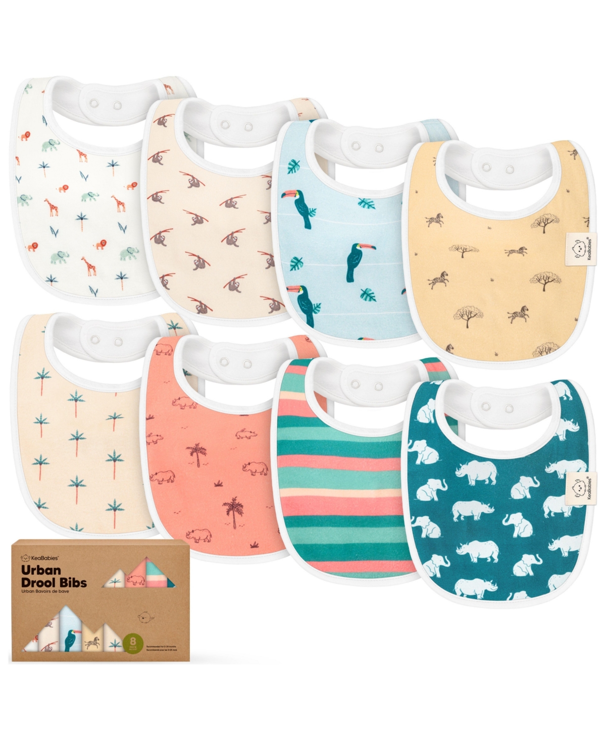 Click here for KeaBabies 8pk Baby Bibs for Boy  Baby Drool Bib fo... prices