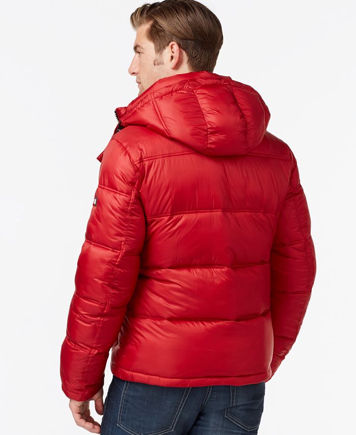INC International Concepts I.N.C. Hooded Nylon Jacket - Macy's