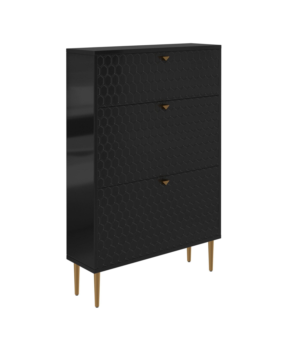 Click here for Boyel Living 24 Pair Mdf Shoe Cabinet - Black prices