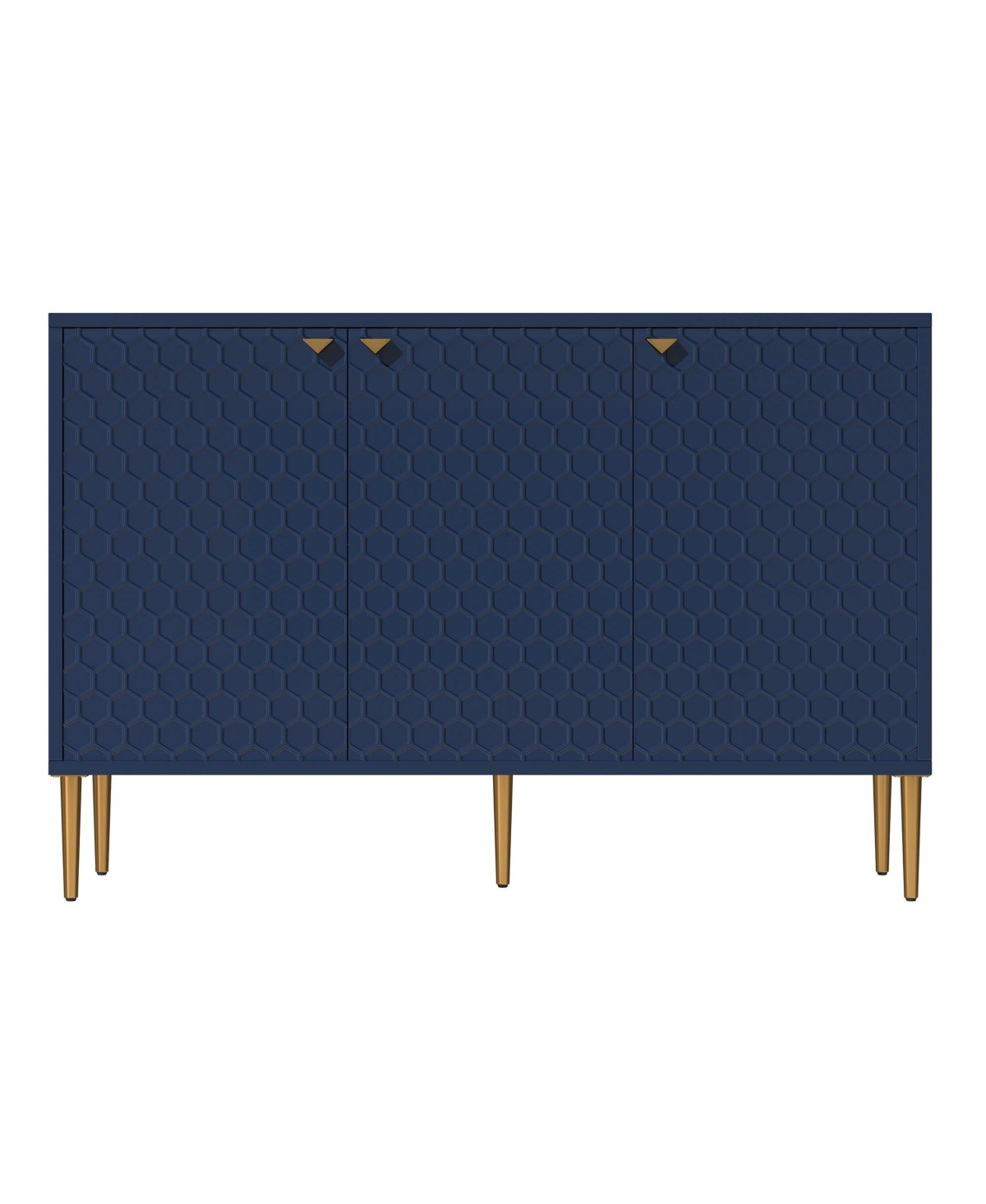 Click here for Boyel Living 3 Door Accent Cabinet - Blue prices
