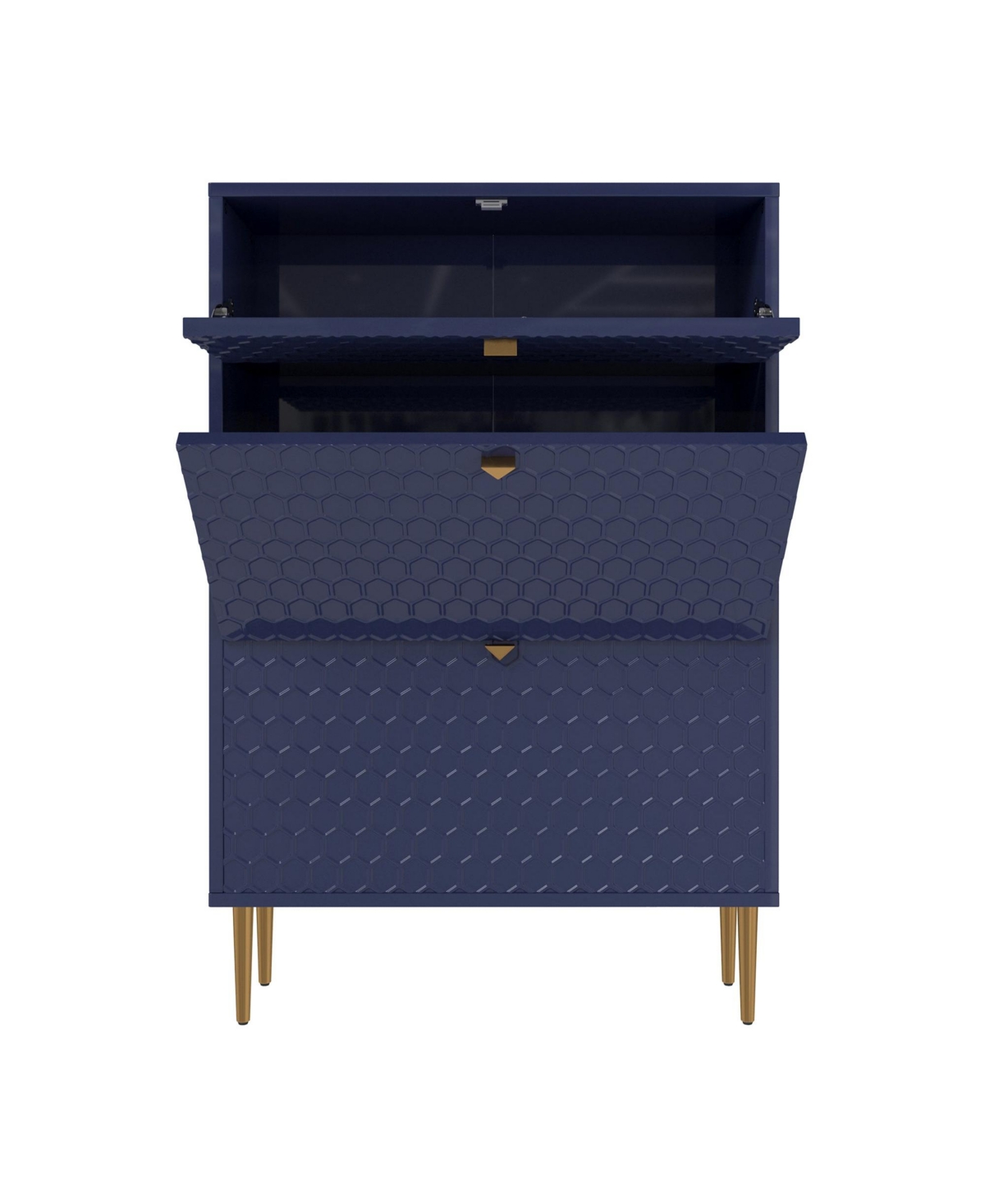 Click here for Boyel Living 24 Pair Mdf Shoe Cabinet - Blue prices
