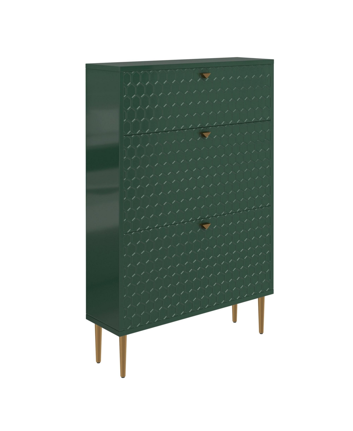 Click here for Boyel Living 24 Pair Mdf Shoe Cabinet - Green prices