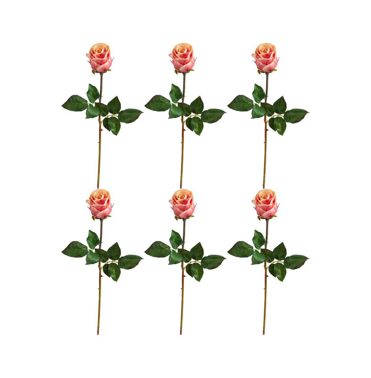 Click here for Slickblue 21 Rose Bud Artificial Flowers - Set of... prices
