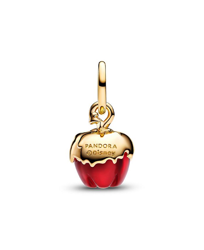 Pandora 14K Gold-Plated Disney Villains Evil Queen Apple Dangle Charm ...