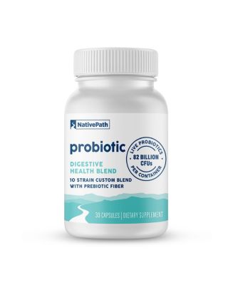 NativePath Daily Probiotic, 10-Strain Custom Blend Probiotics ...