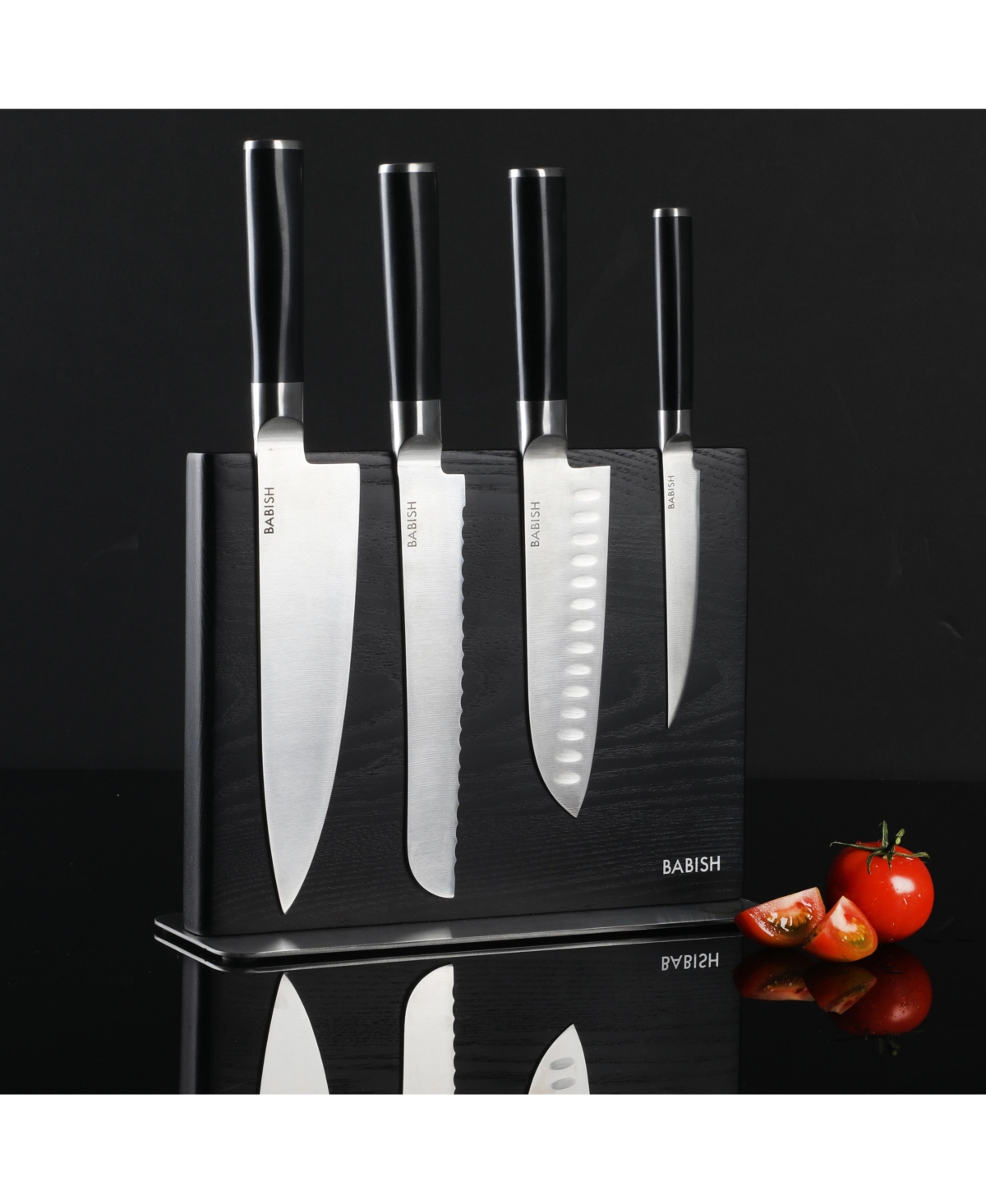 Click here for Babish 5 Piece 1.4116 German Steel Magnetic Knife... prices