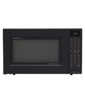 Sharp 1.5 cu. ft. 900W Matte Black Carousel Convection Microwave Oven ...