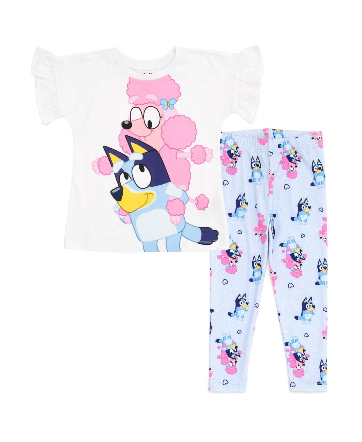Click here for Bluey Toddler Girls T-Shirt and Leggings Outfit Se... prices