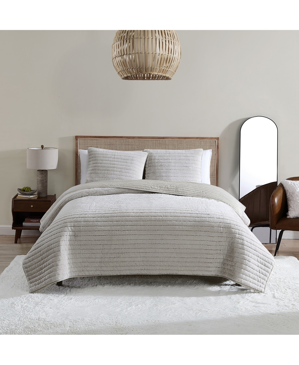 Click here for Ugg Polar Faux-Fur Reversible 2-Pc. Quilt Set  Twi... prices