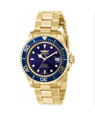 Invicta Men's 8930OB Pro Diver Automatic 3 Hand Blue Dial Watch - Macy's