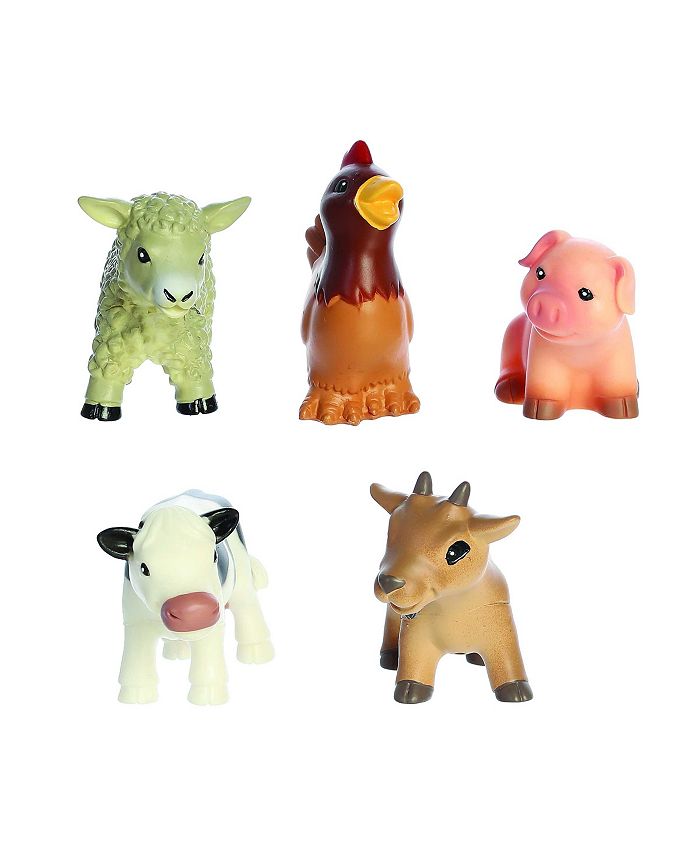 Aurora Toys Mini My First Farm Animal Play Set Habitat Timeless Toys ...