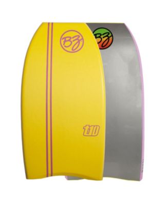 BZ T-10 42" Bodyboard, Clipped Crescent Tail Body Board with HDPE Slick ...