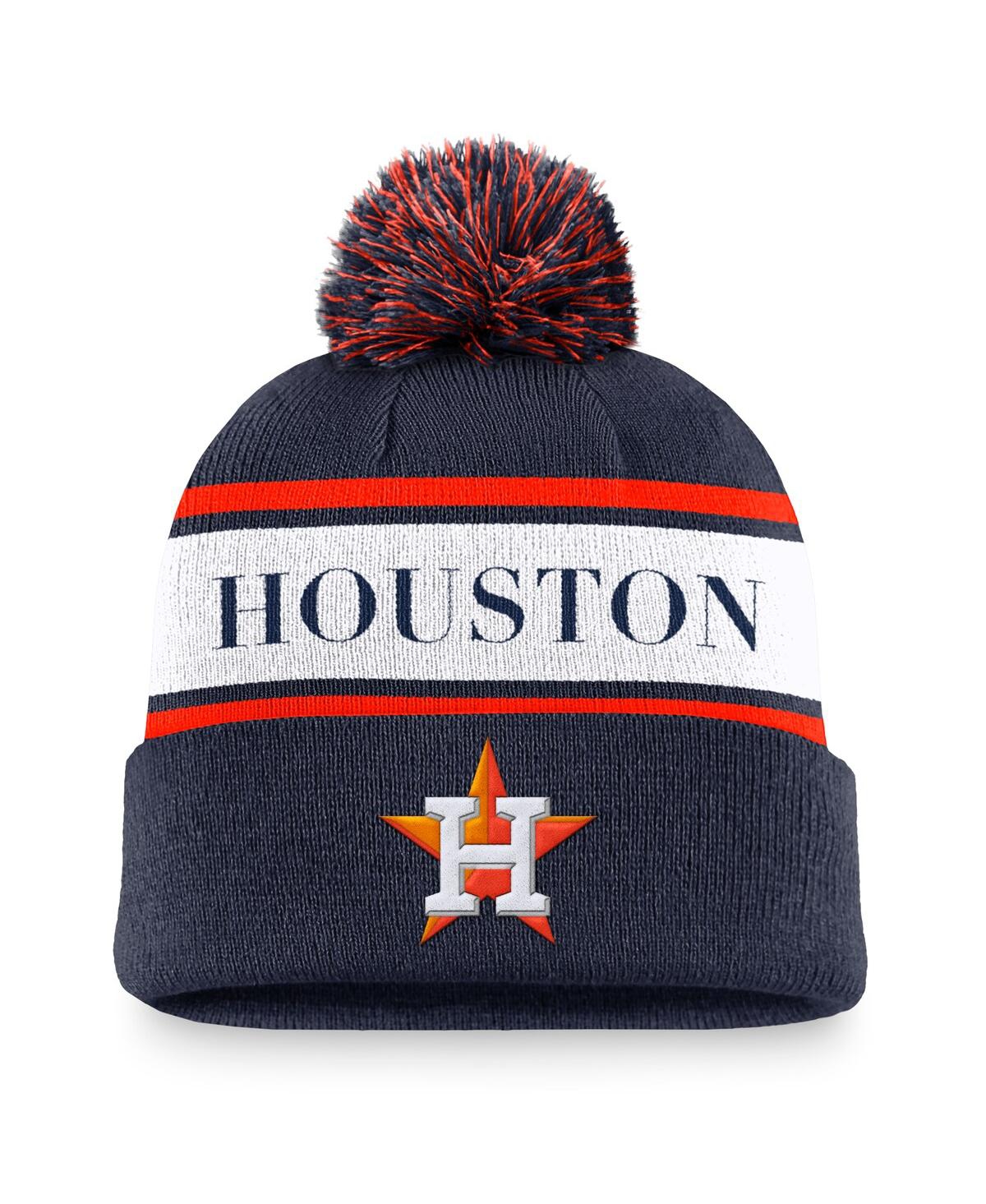 Click here for Nike Mens Navy Houston Astros Team Stripe Peak Cuf... prices