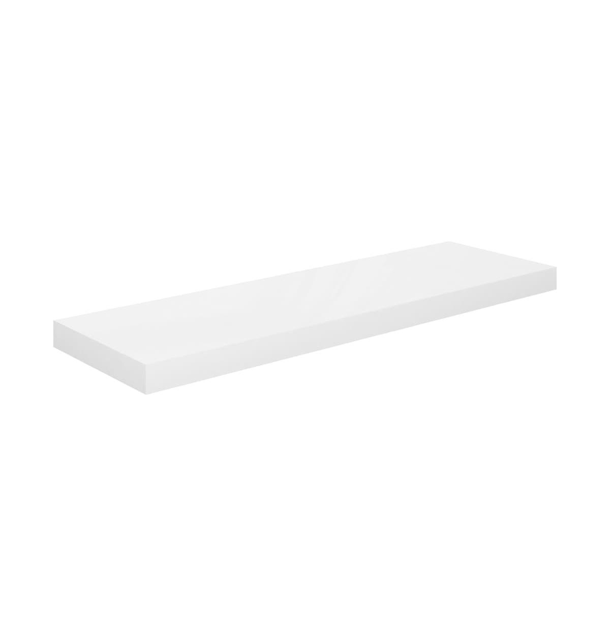 Click here for Floating Wall Shelf High Gloss White 31.5x9.3x1.5... prices