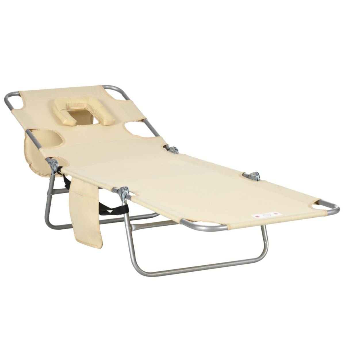 Click here for Folding Beach Lounge Chair with Adjustable Recline... prices