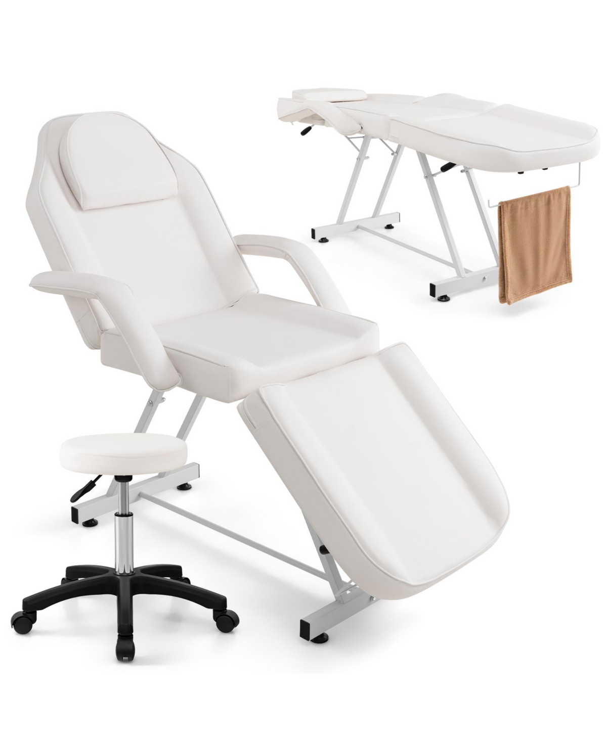 Click here for Skonyon 73 Inch Facial Chair Set with Removable He... prices
