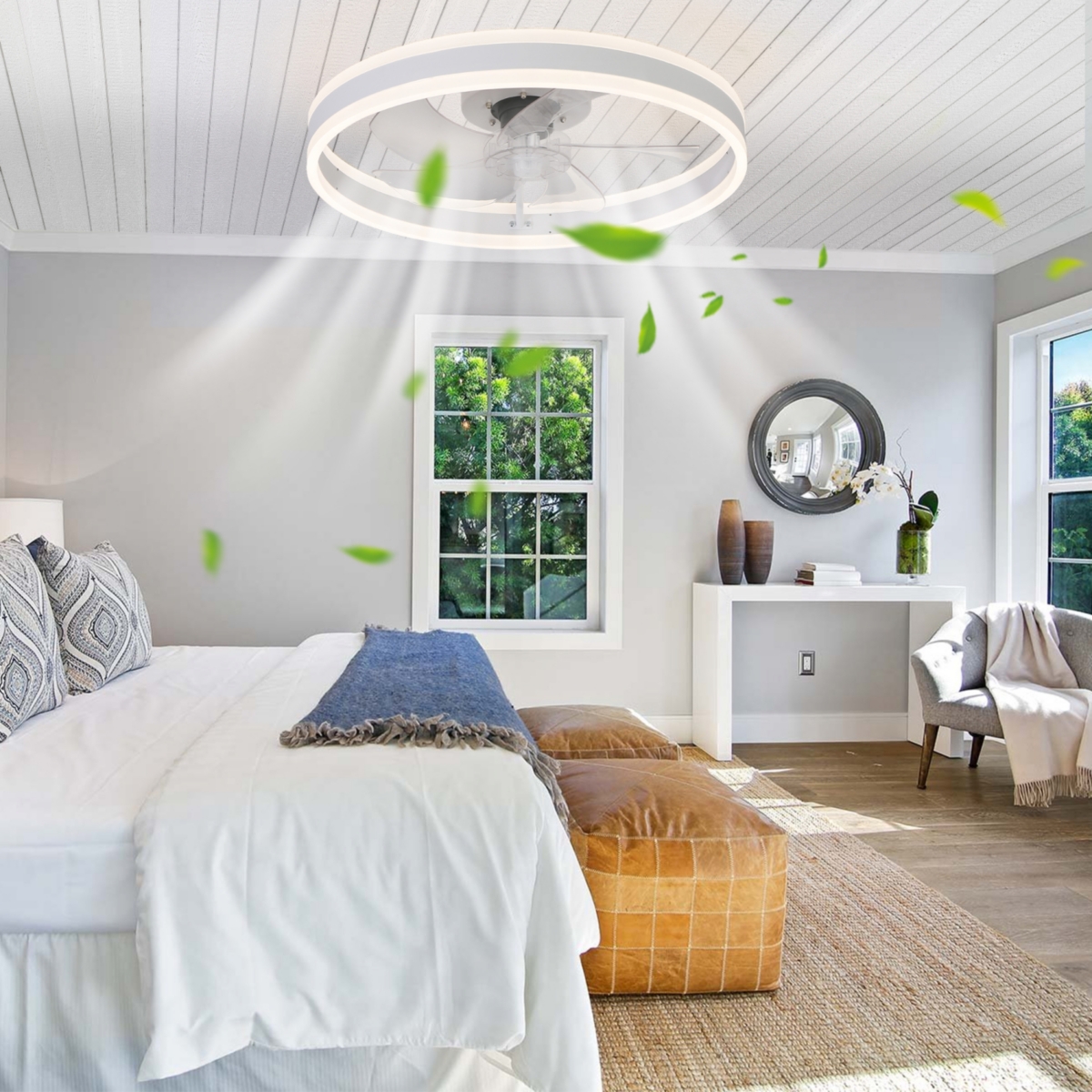 Click here for Streamdale Ceiling Fan with Lights Dimmable Led -... prices