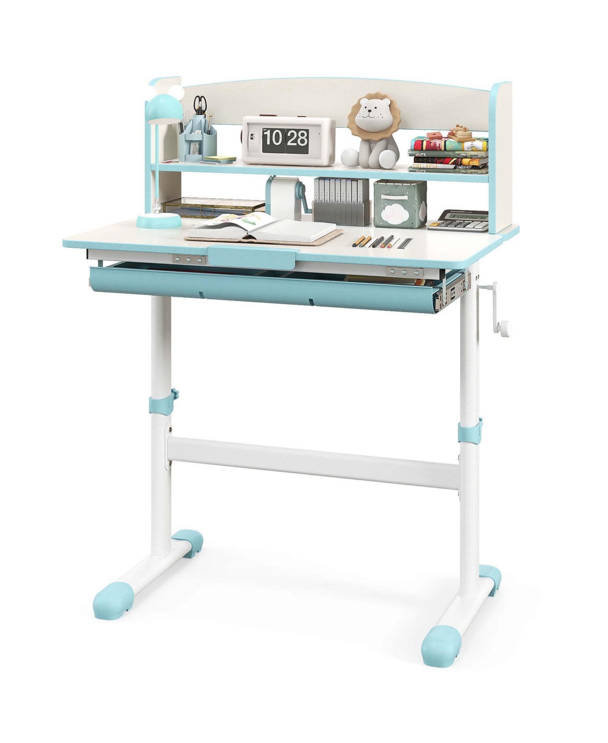 Click here for Kids Study Desk with 7-Level Tiltable Desktop Adju... prices