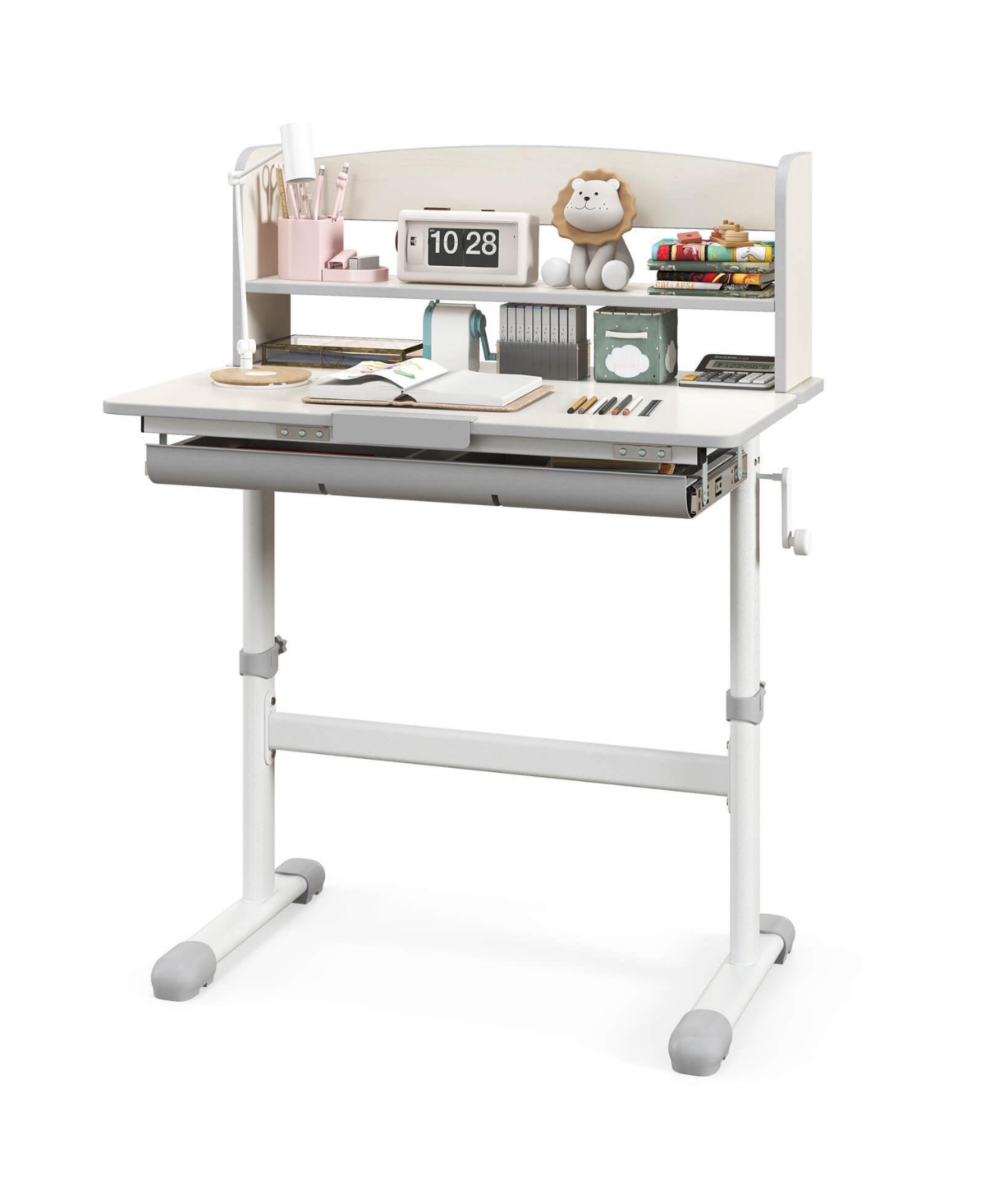 Click here for Kids Study Desk with 7-Level Tiltable Desktop Adju... prices