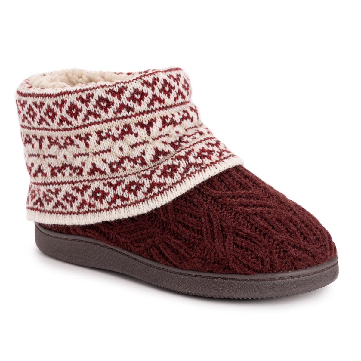 Click here for Muk Luks Womens Rochelle Slippers - Red prices