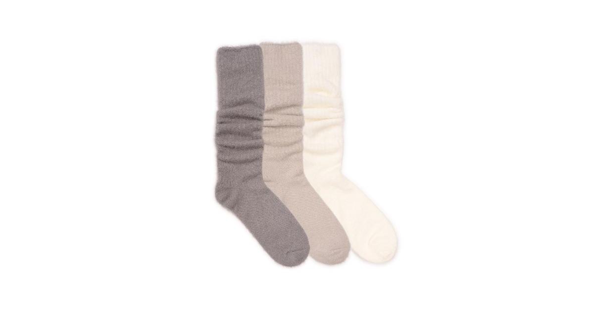 Click here for Muk Luks Womens Slouch Fuzzy Sock (3 Pair Pack) -... prices
